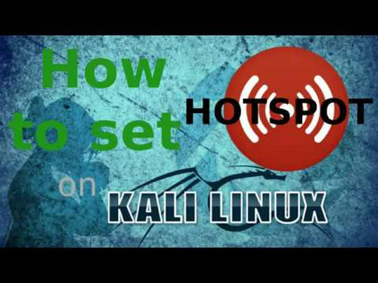 How to set WIFI Hotspot with Terminal on Kali Linux byNP