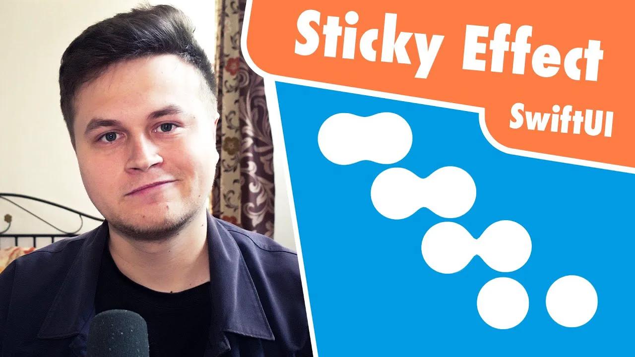 How to Make a Gooey/Sticky Effect in SwiftUI!