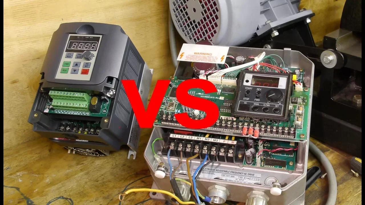 Old VFD vs new vector controlled VFD