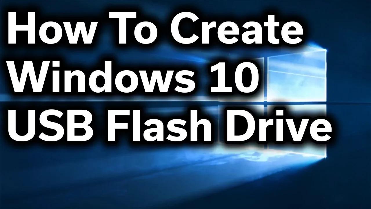 How-To Guide - Create Windows 10 USB Install Drive