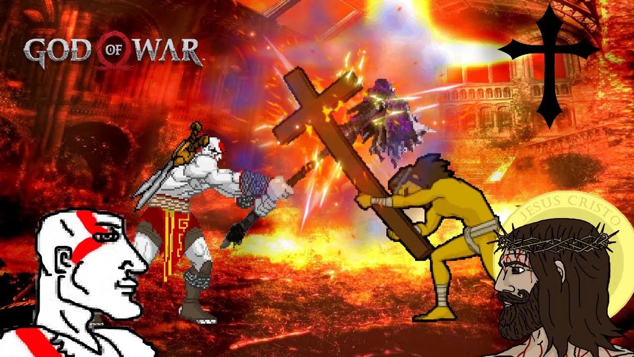 Kratos vs. Jesus Christ - God of War X Christian Mythology