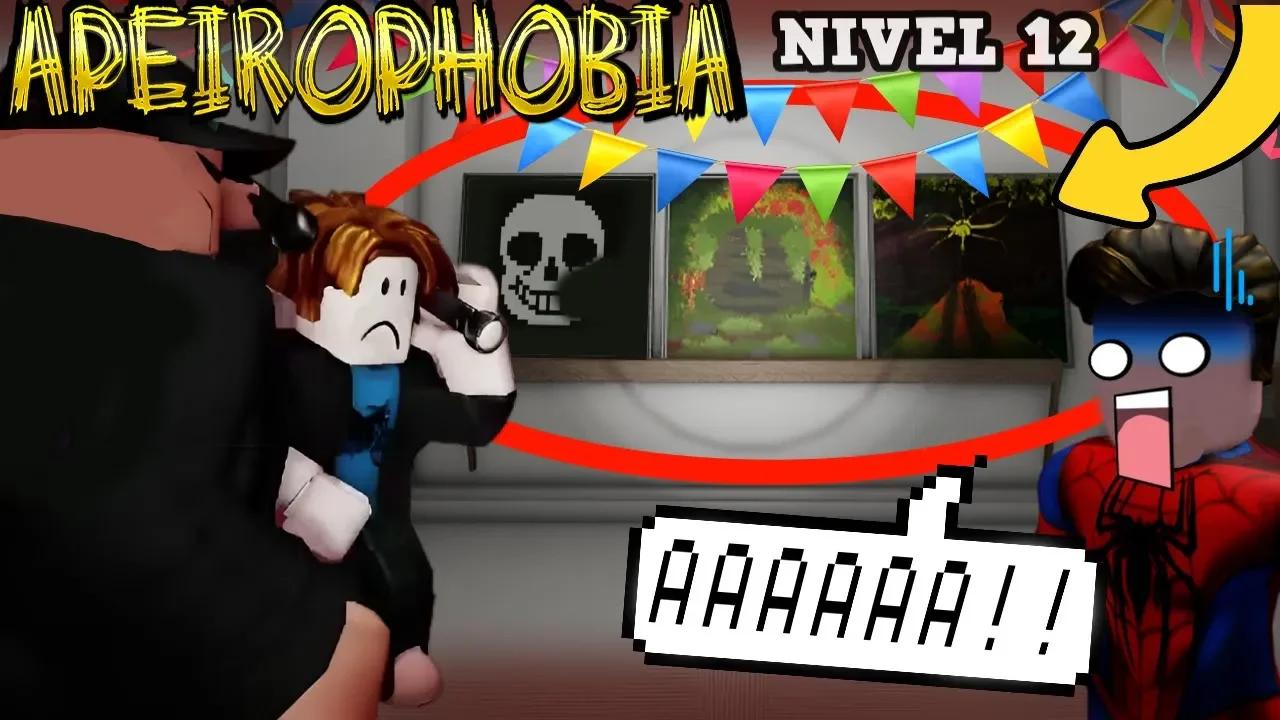 Como pasar el NIVEL 12 Apeirophobia Roblox *Sale Mal*
