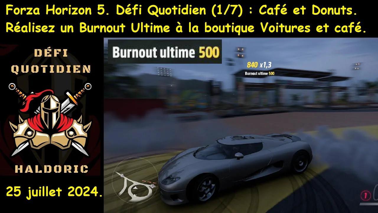 Forza Horizon 5 (FH5) Défi Quotidien (1/7) Café et Donuts. Réalisez une ...