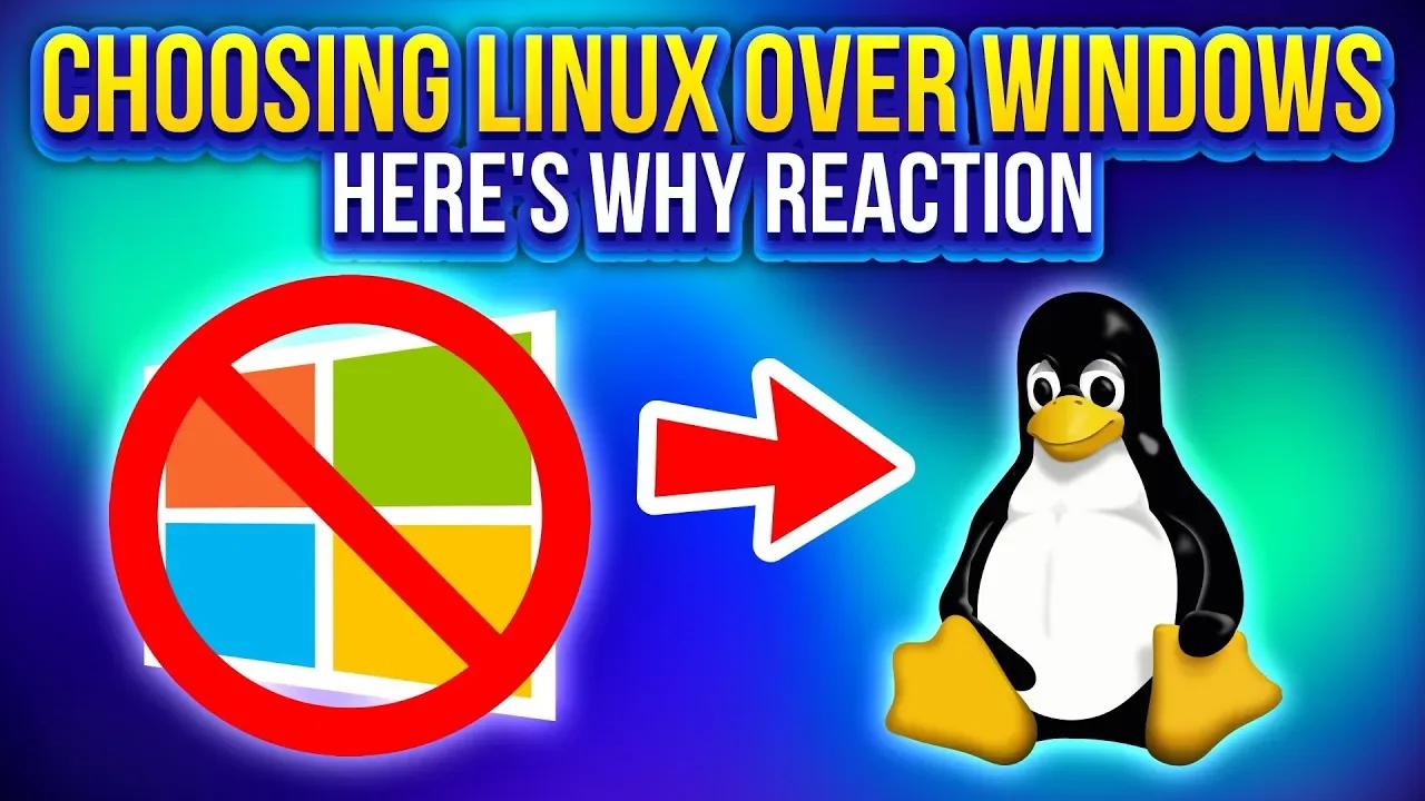 I'm Choosing Linux Over Windows - Here's Why *Reaction*
