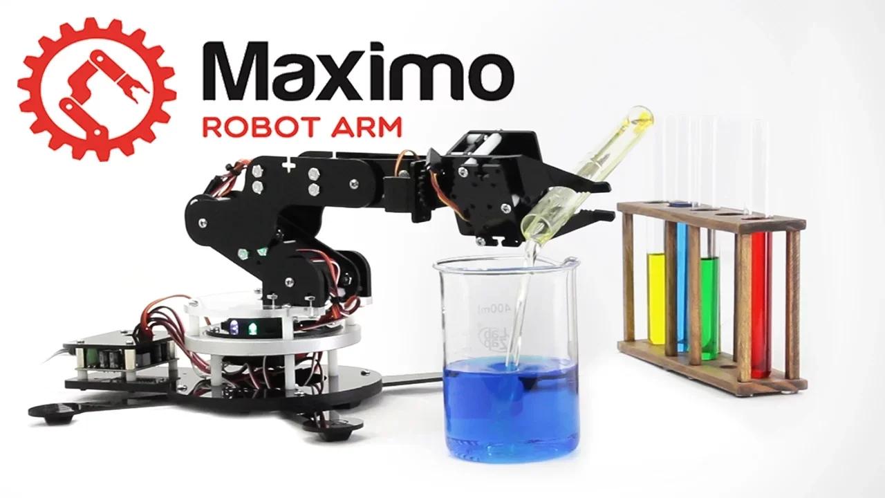 Maximo Robot Arm is Making a Short Experiment