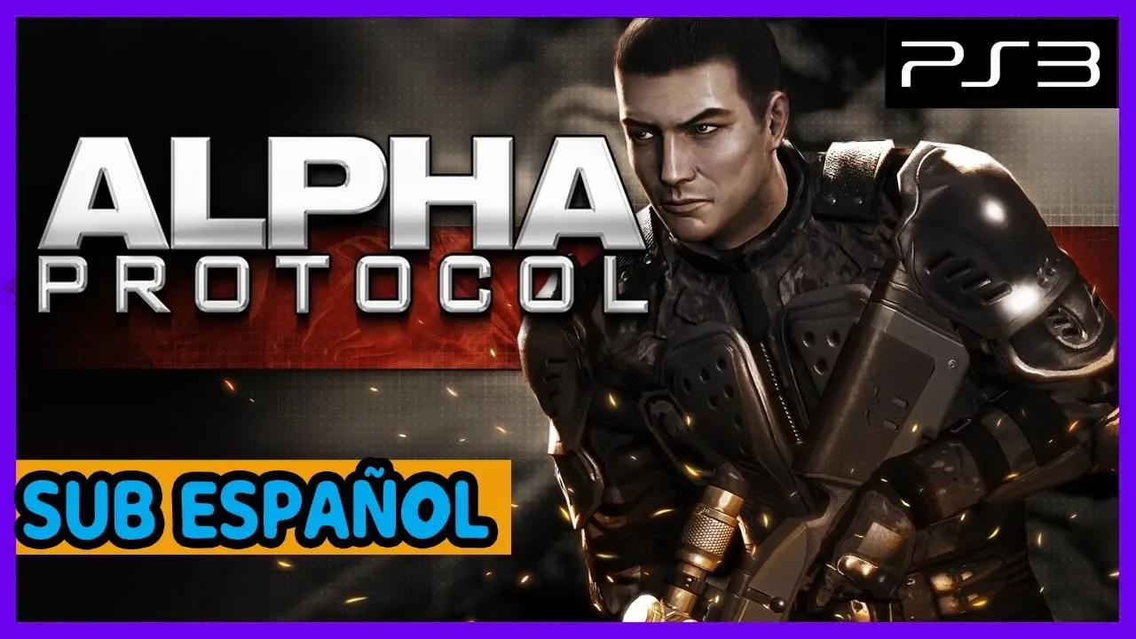 ALPHA PROTOCOL PS3 PKG CARPETA (SUB ESPAÑOL)