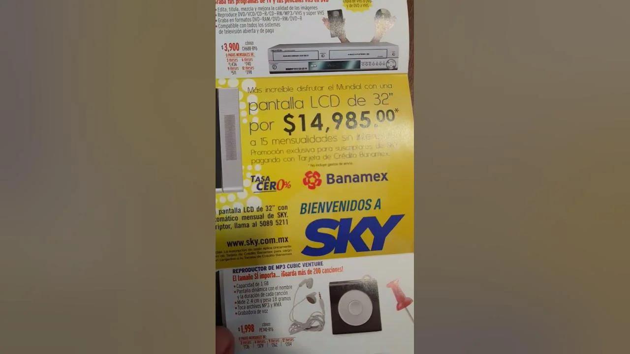 Catálogo de la tarjeta de crédito Banamex BSmart del 2006