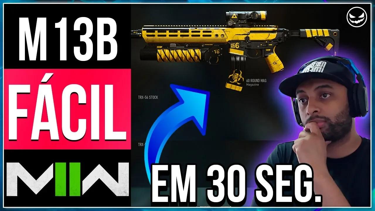 COMO LIBERAR a M13B EM 30 SEGUNDOS DE FORMA RÁPIDA E PRATICA NO MW2 ...