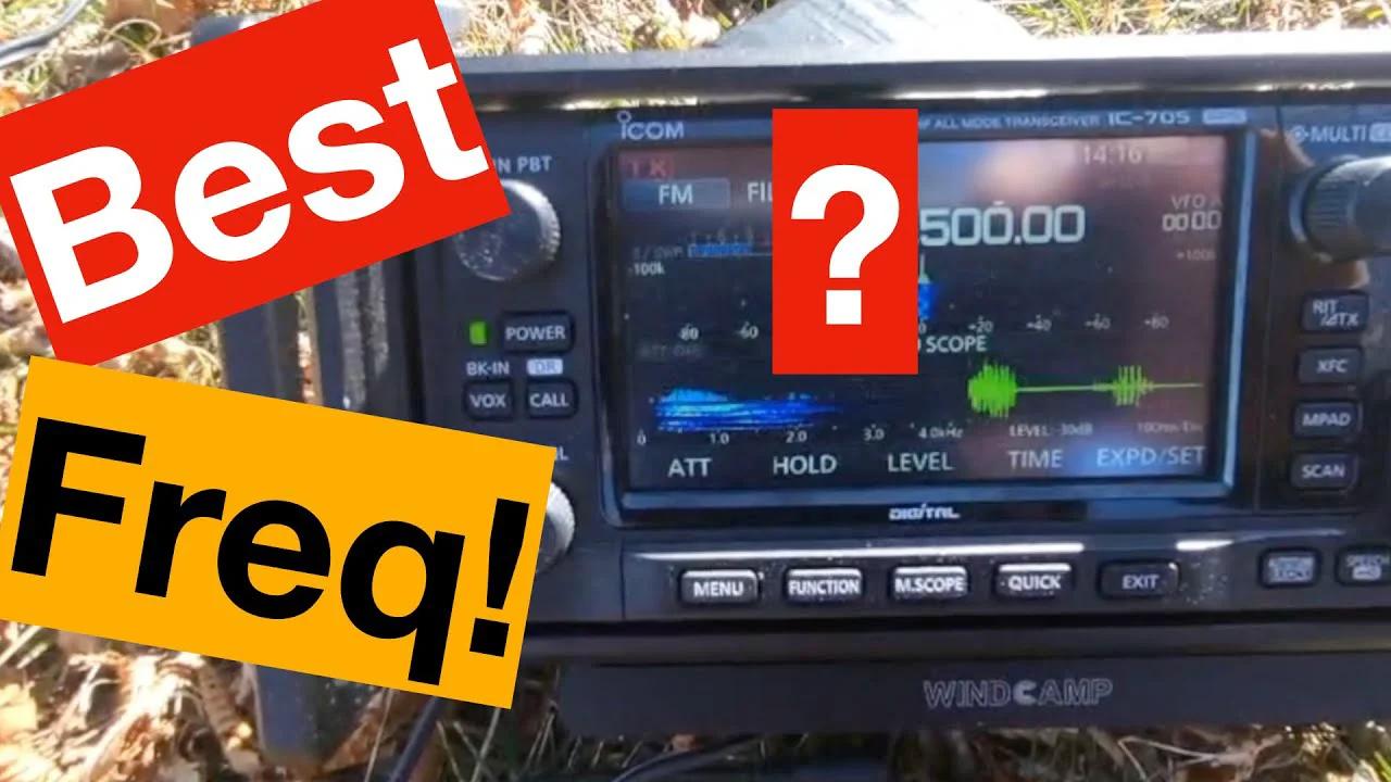 The Best Radio Frequency For Local Communications.