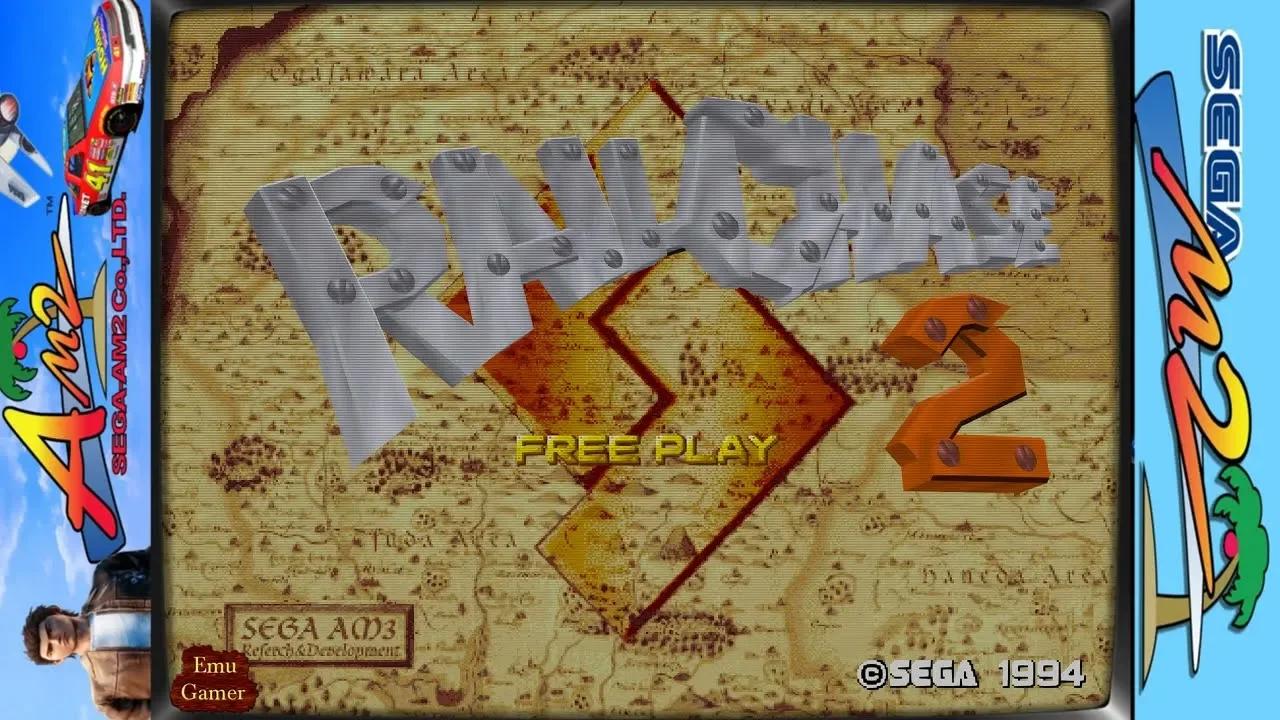 Rail Chase 2 1995 (Sega Model 2) - full playthrough (M2 Emulator) (Arcade Classic)