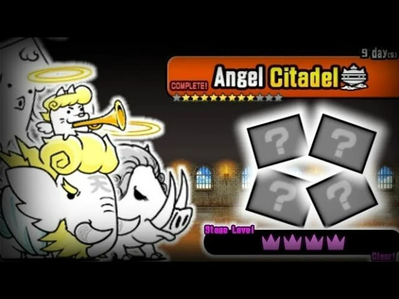 The Battle Cats | Angel Citadel (Floor 1-10) (4 Units, 4 Crown, No Gacha)