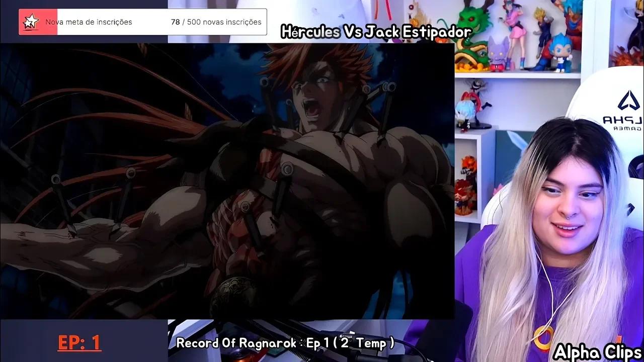 Mariana Alpha - HÉRCULES VS JACK ESTRIPADOR | Record Of Ragnarok | Ep 1 | 2° Temp ( React )