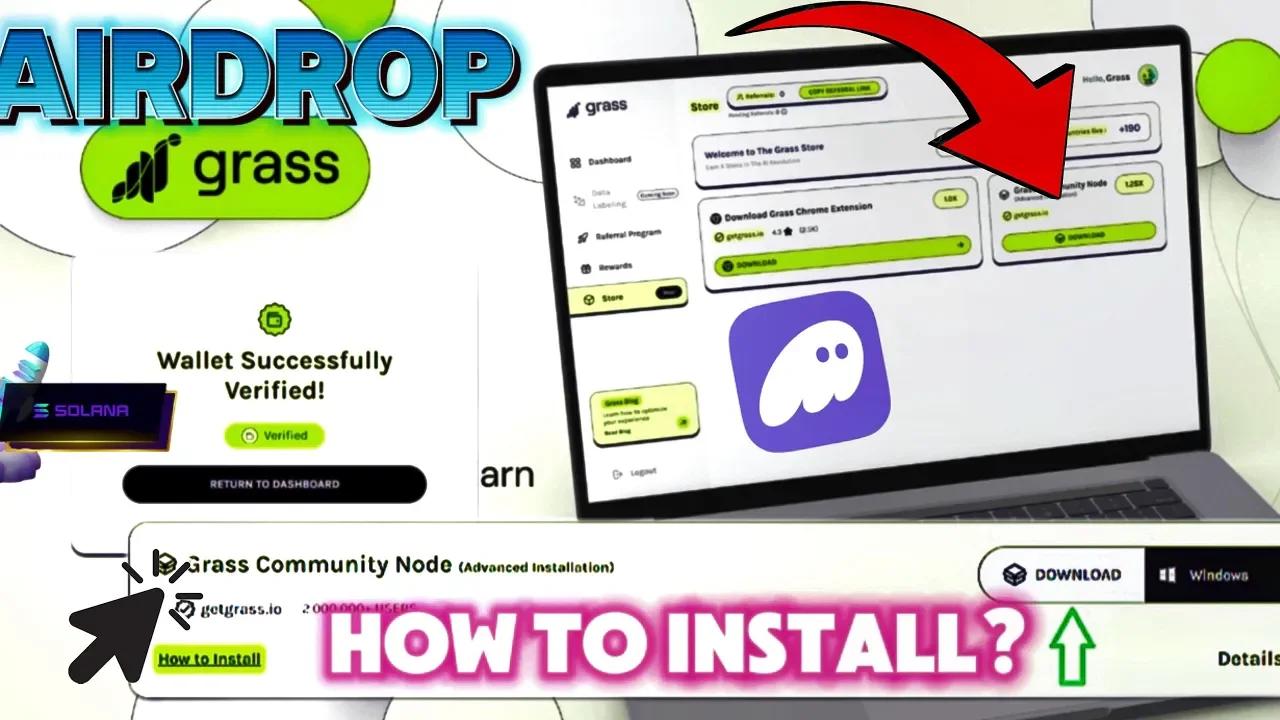 Grass New Extension Guide | How to Download and Link Your Wallet for ...