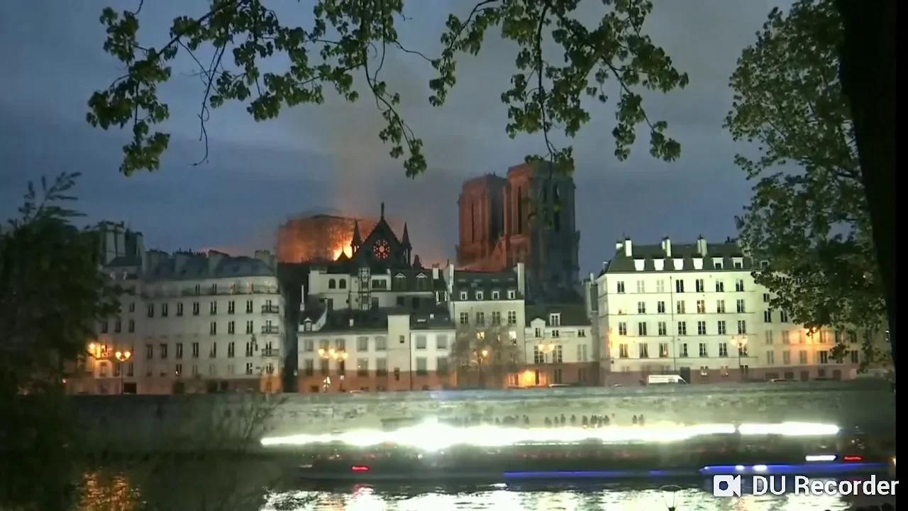 Paris Notre Dame Cathedral 100% destroyed