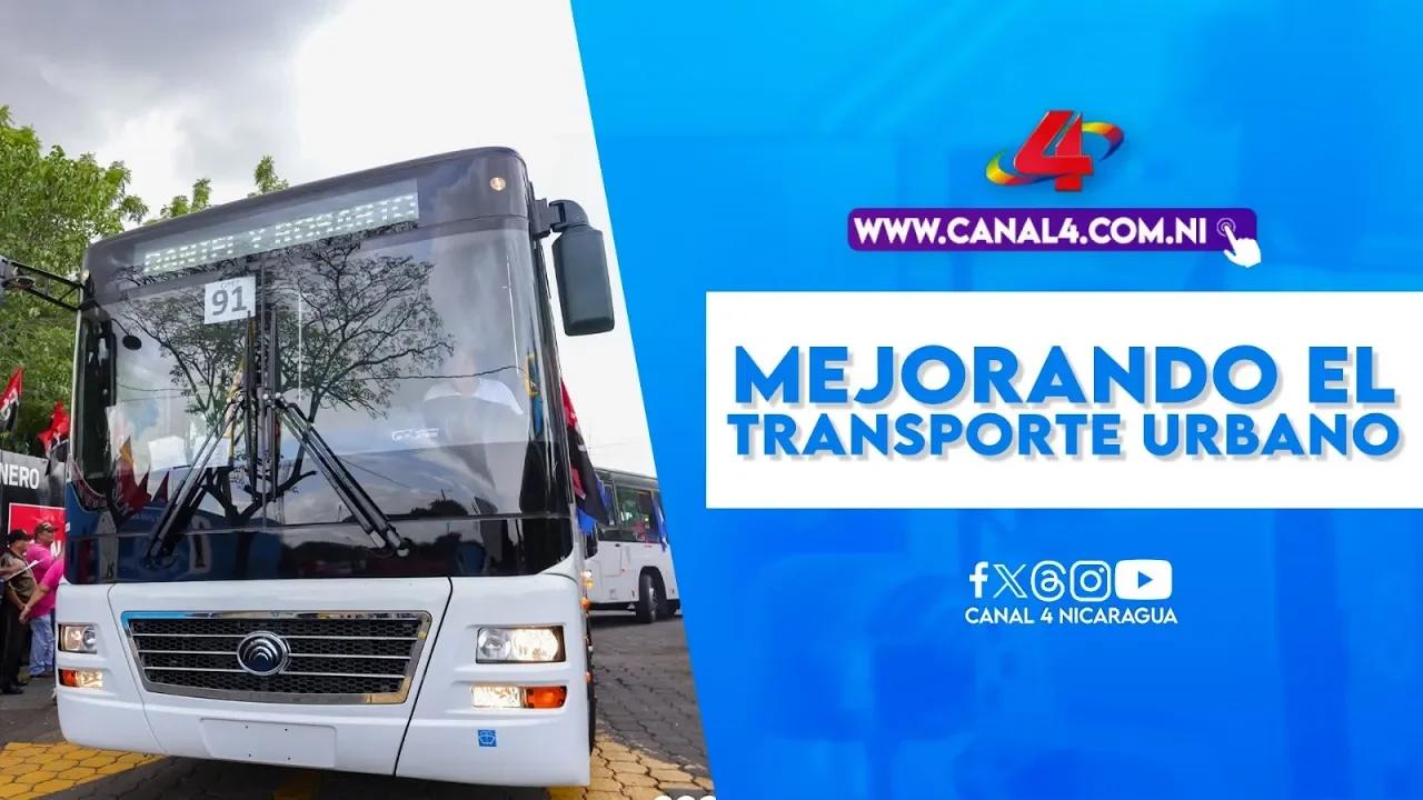 Llegan a Managua 250 buses chinos para fortalecer el transporte urbano