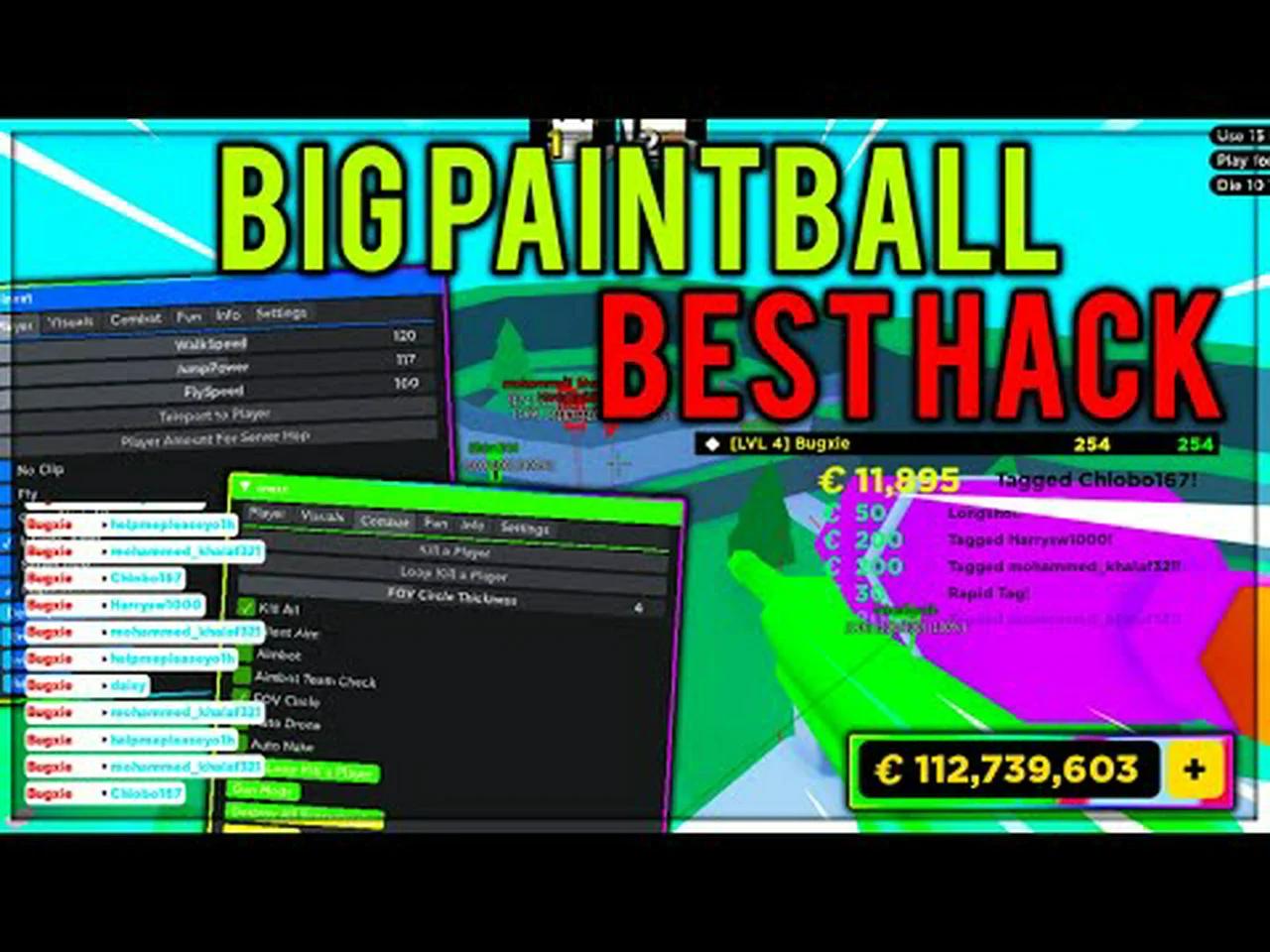 (WORKING!) | ROBLOX Big Paintball Script Hack! (PASTEBIN GUI)