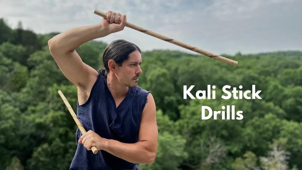 Kali Stick Warm Up Striking Drills - Filipino Stick Fighting
