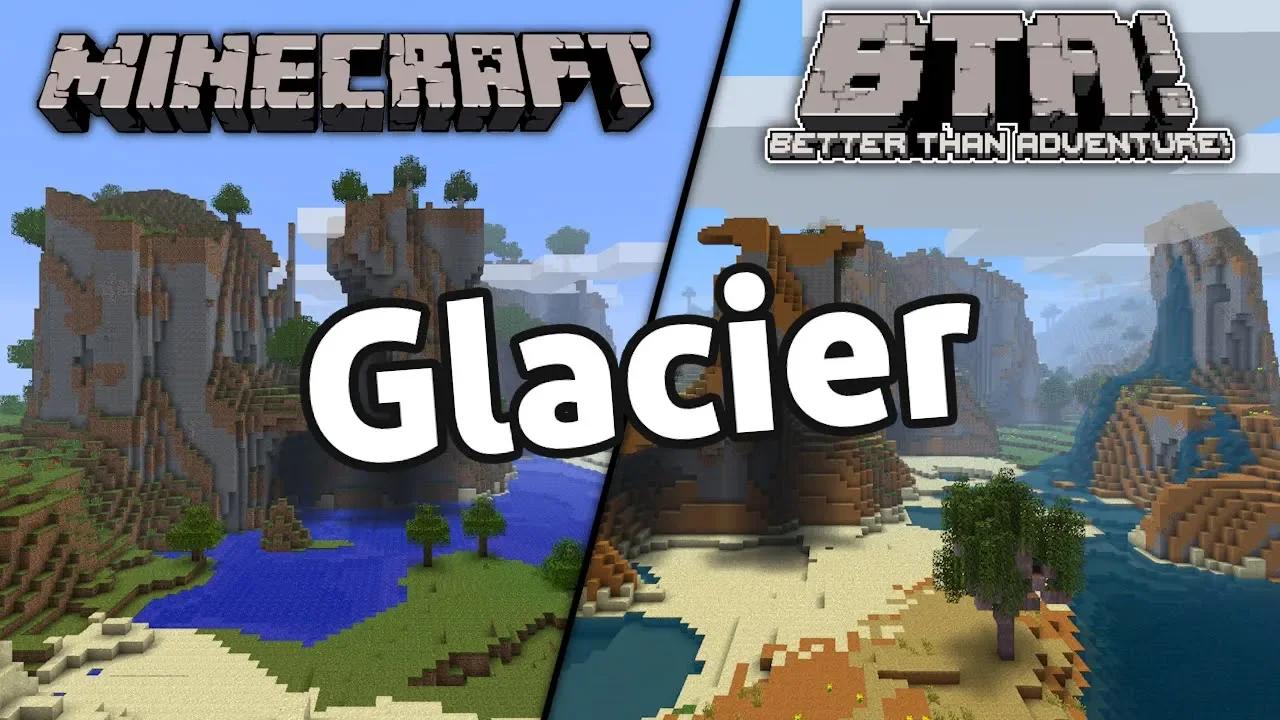 Minecraft Beta 1.7.3 or Better than Adventure? - "Glacier" Seed Comparison