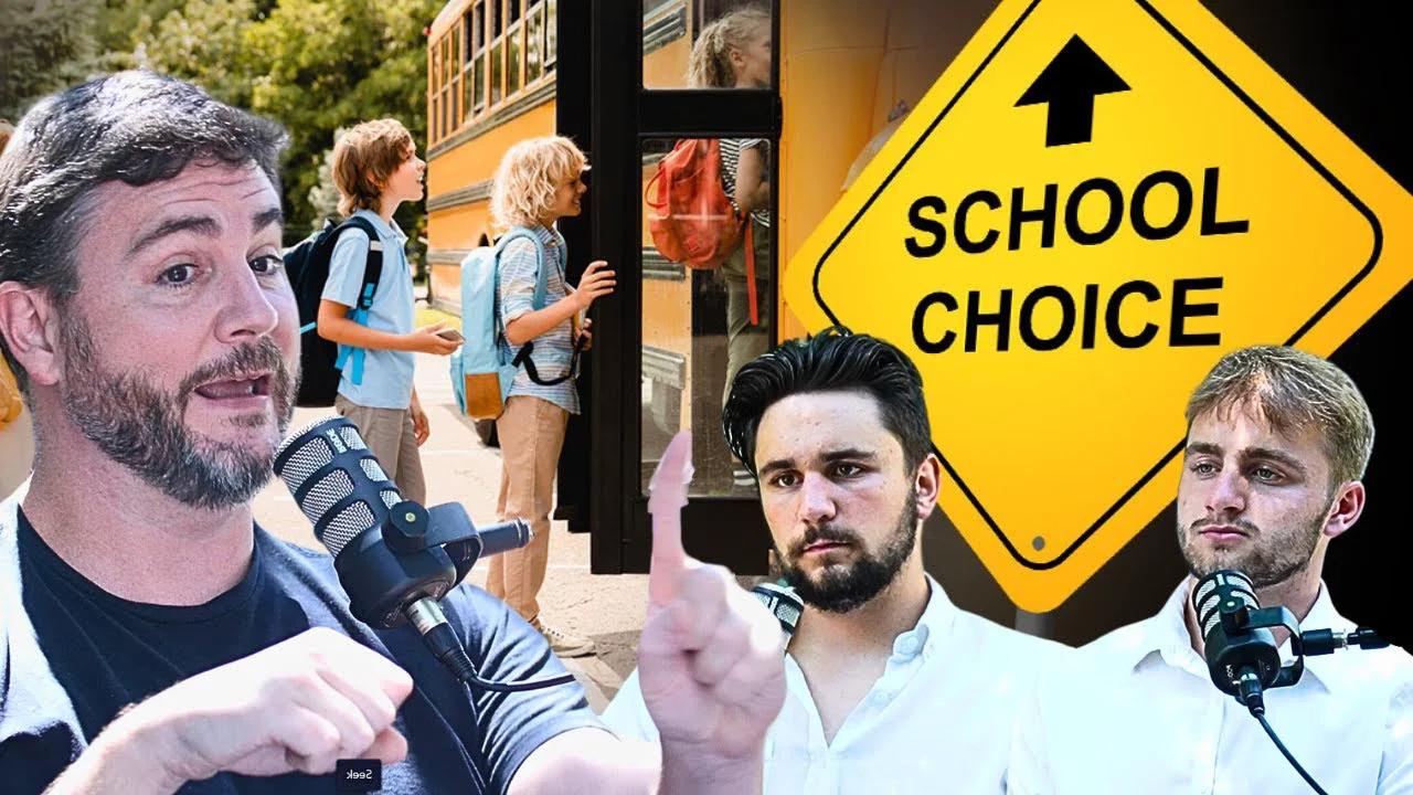 James Lindsay PRESSES GEN Z Conservatives on School Choice