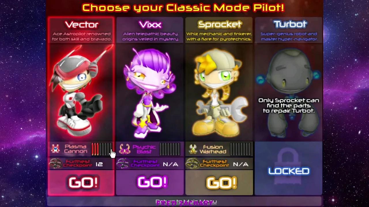 AstroPop Deluxe (2004) - Classic [Vector Part 1] [2021 Playthrough]