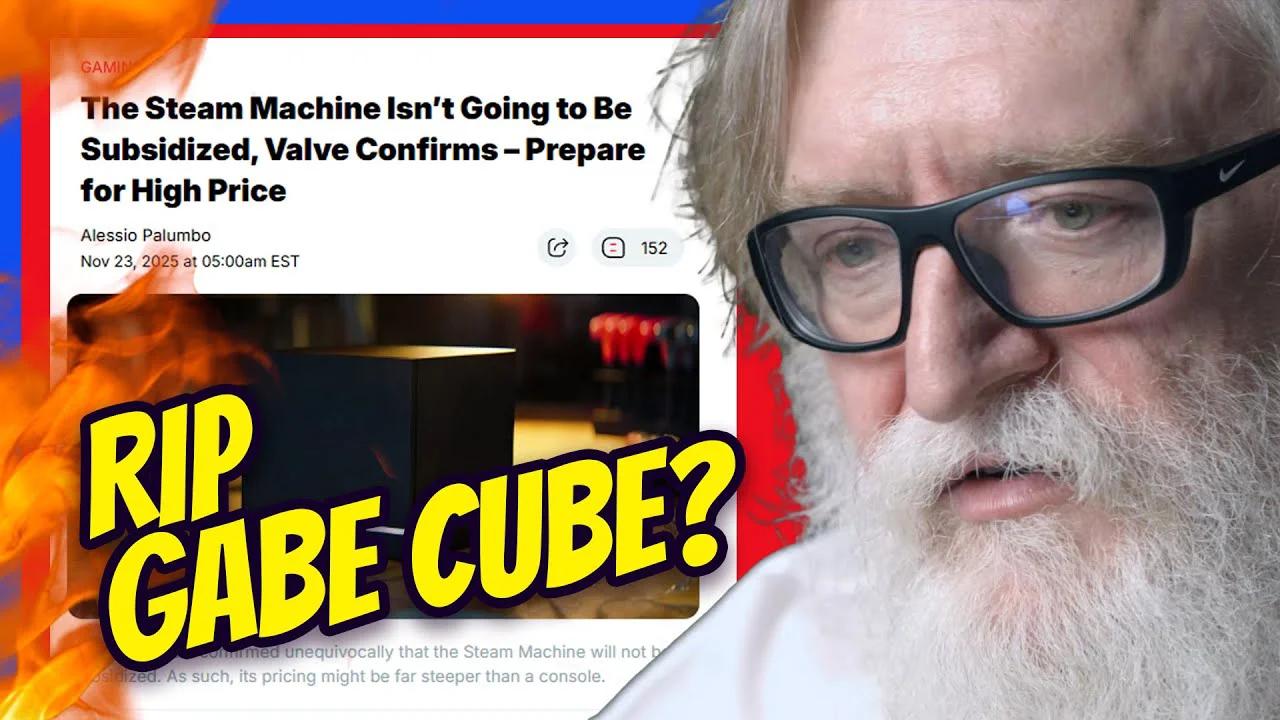 RIP Gabe Cube? Valve Steam Machine WON'T Be Subsidized! | Clownfish TV
