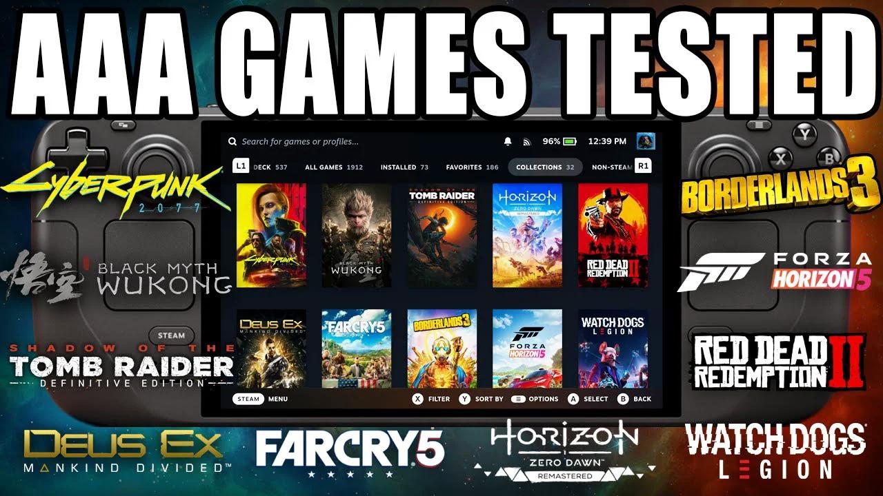 Steam Deck AAA Games Performance Benchmark: 10 Games Tested In 2025