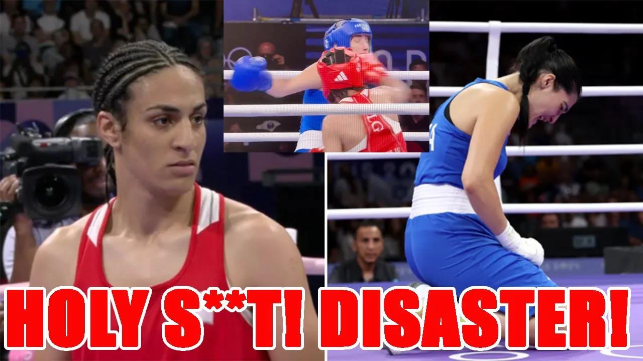 DISASTER at the WOKE Olympics! Transgender boxer almost KILLS female ...