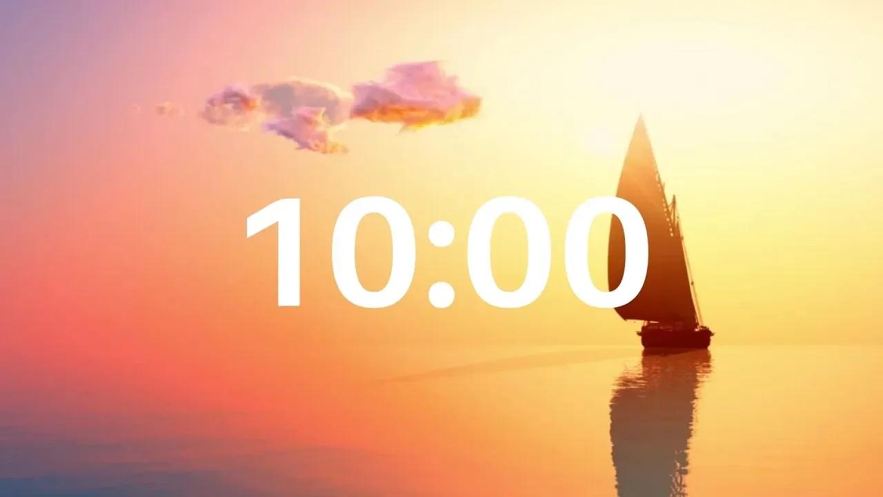 10 MINUTE TIMER - 10 MINUTE COUNTDOWN TIMER - Beautiful Lapping Waves ...