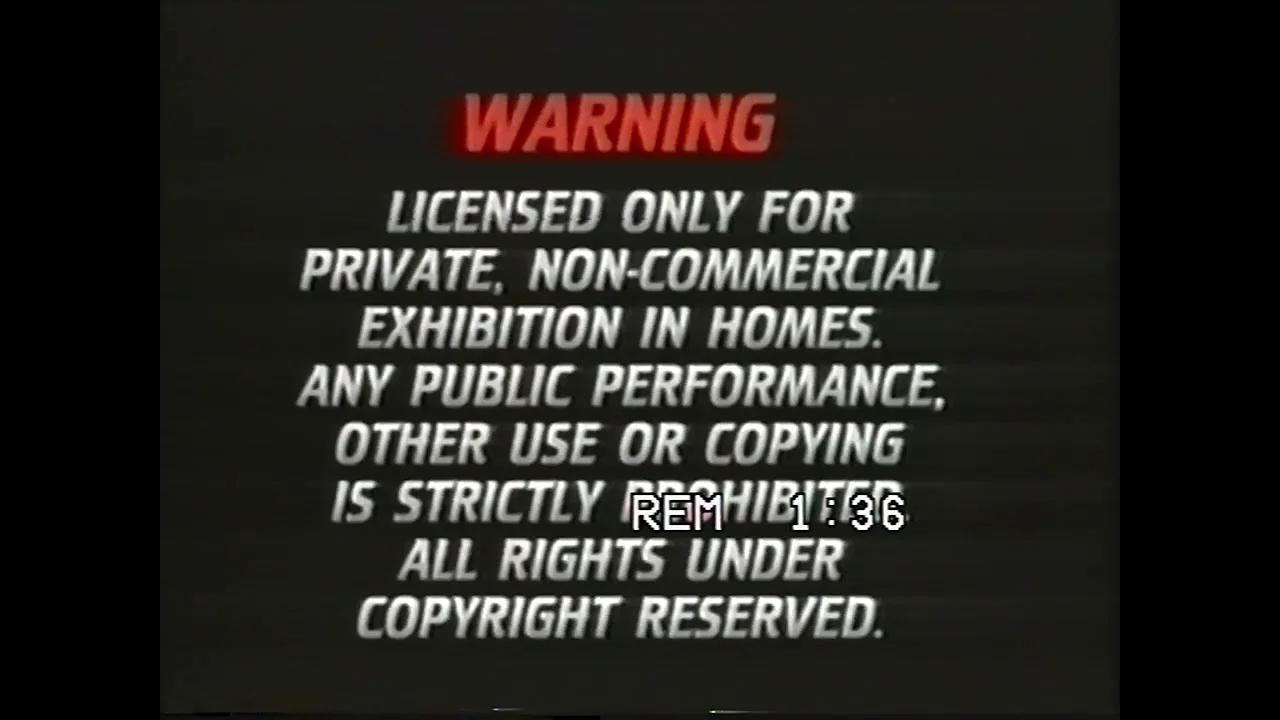 YET ANOTHER COPYRIGHT WARNING VHS RIP