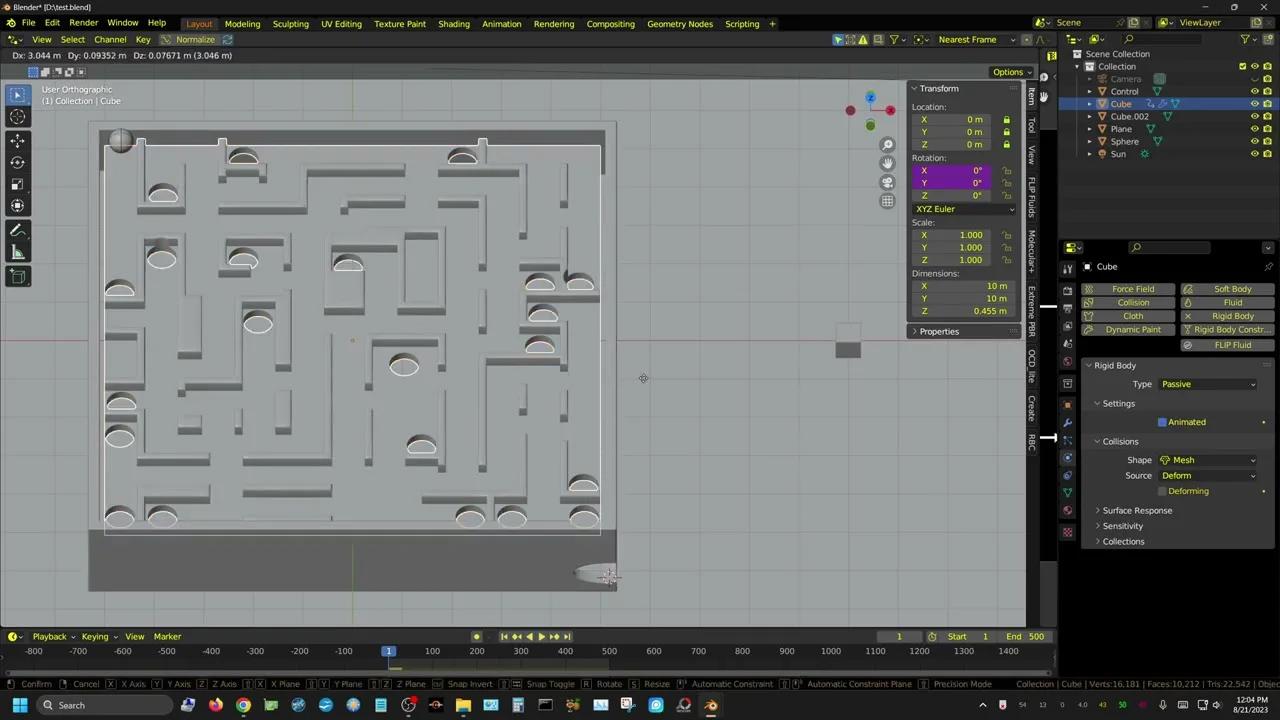 My Old Brain Struggled On This Blender Physics Experiment