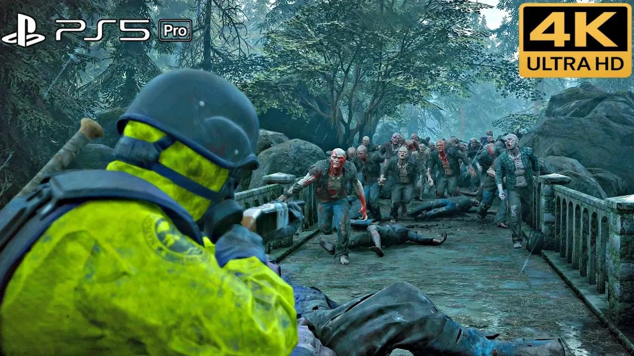 Giant Zombies Horde Battle (PS5 Pro) Gameplay 4K 60FPS