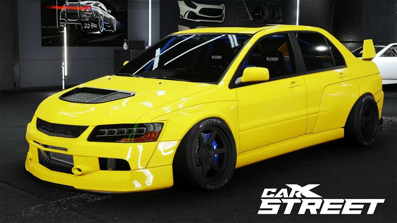 CarX Street - Mitsubishi Lancer Evo IX Customization & Gameplay | MAX BUILD