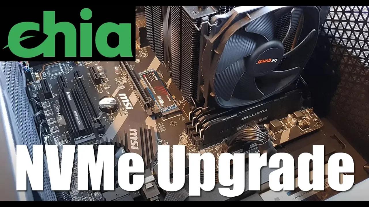 Chia NVMe Multiple Parallel Plotting Upgrade