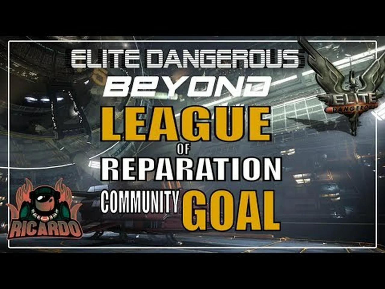 Elite Dangerous League of Reparation Community Goal