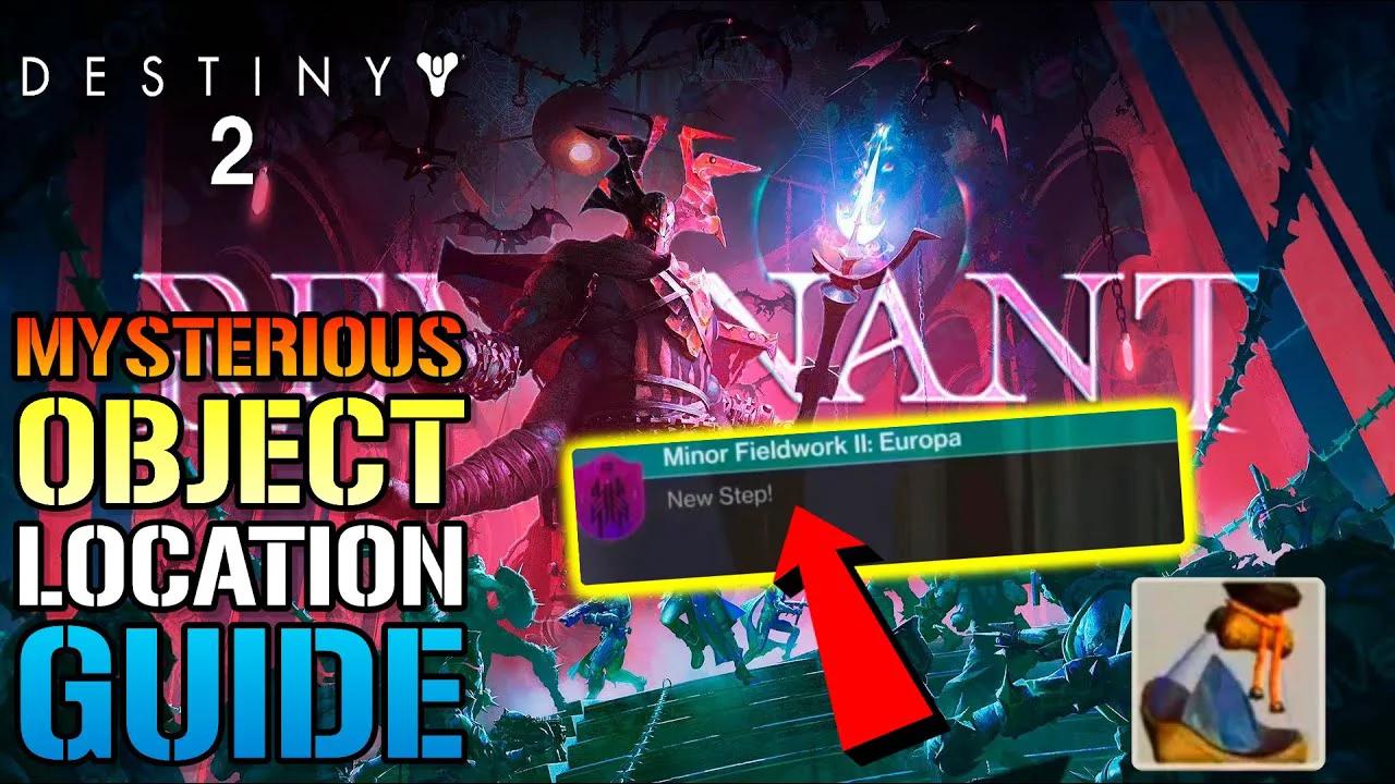 Destiny 2: Revenant "Minor Fieldwork" Mysterious Object Guide! Cadmus ...