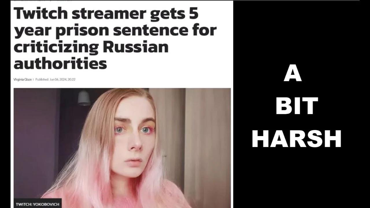 Twitch Streamer Gets 5 Years For Criticizing Russia