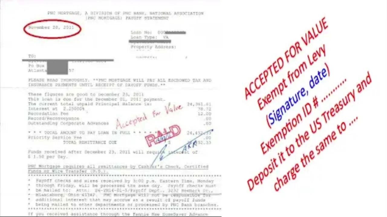 HOW TO DO THE (Accepted For Value) PROCESS