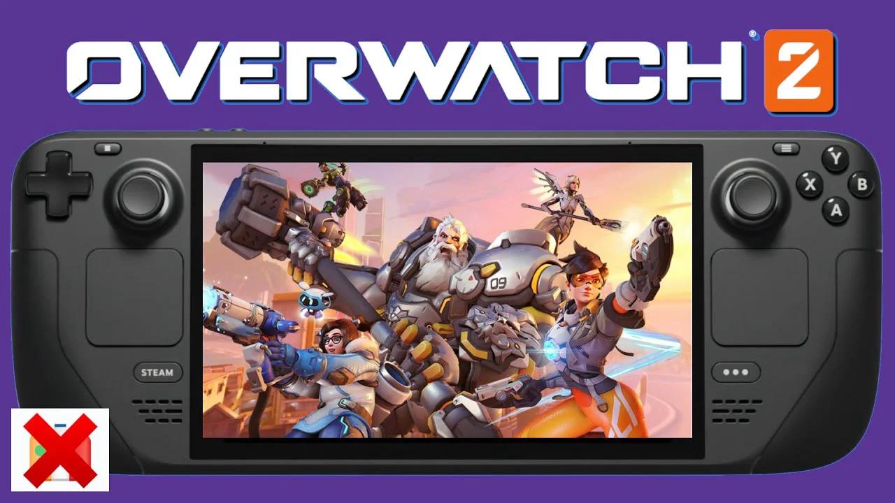 Overwatch 2 Steam Deck Gameplay - Steam OS - No Bottles, Custom Proton