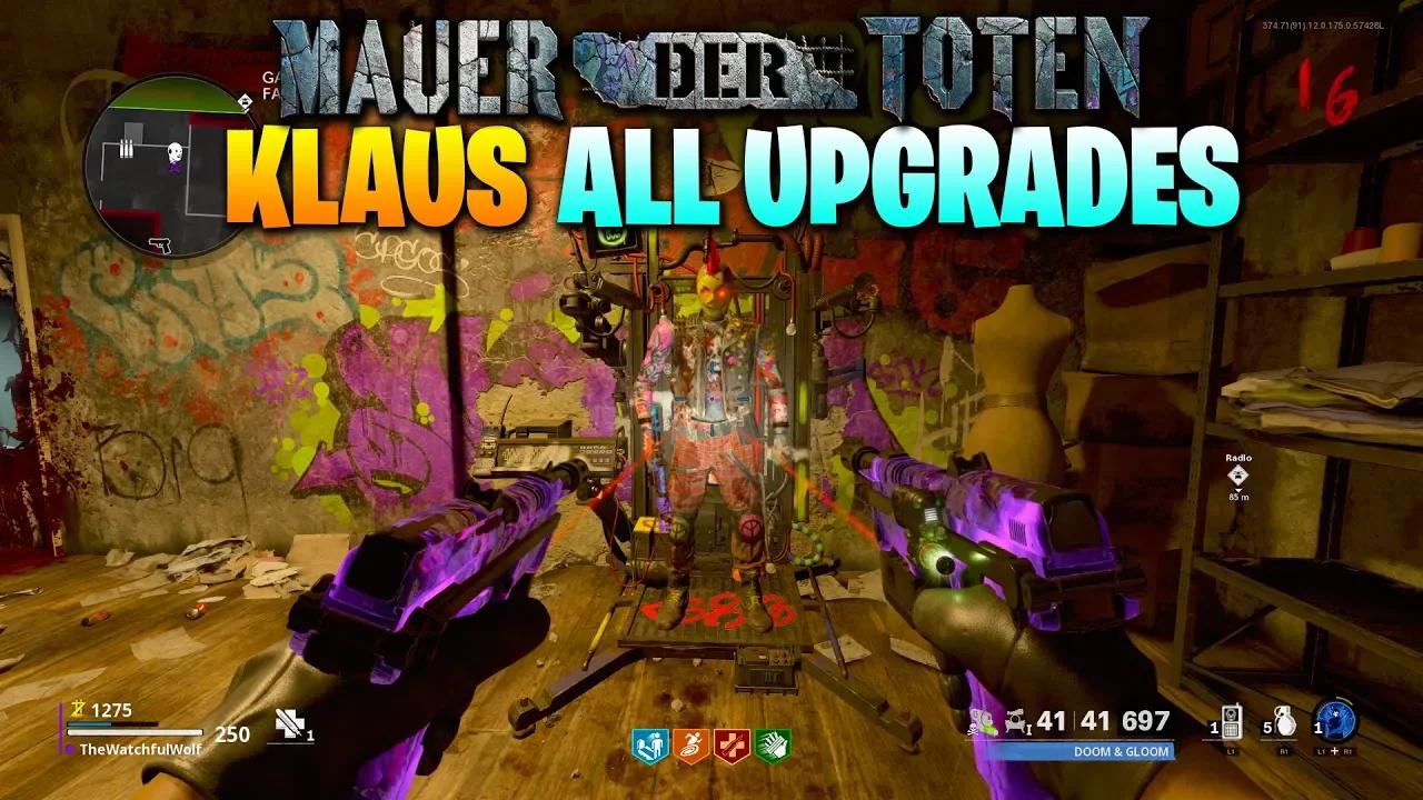 How to Upgrade Klaus in Mauer Der Toten (Cold War Zombies Tutorial)