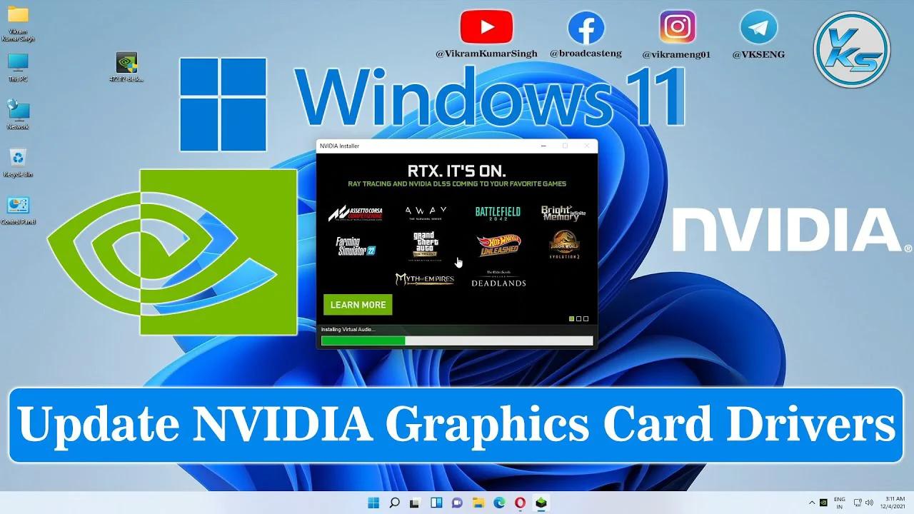 How To Update NVIDIA Graphics Card Drivers On Windows 11