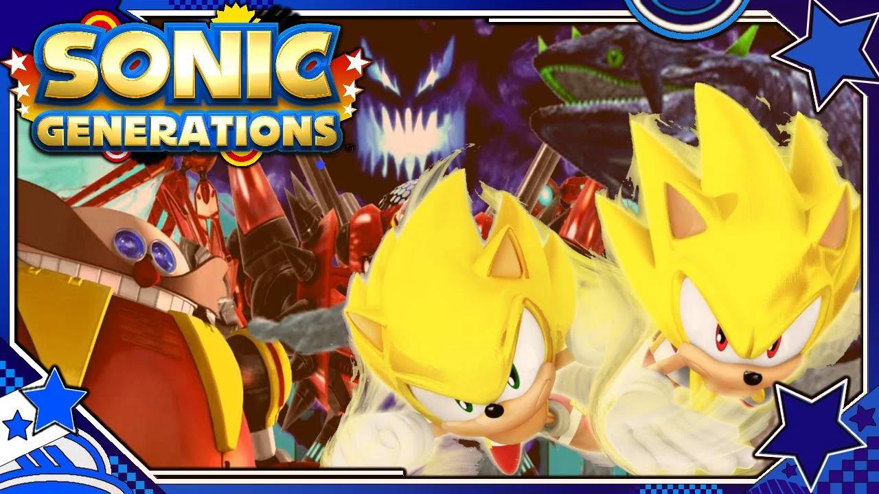 Sonic Generations - Super Sonic VS Hard Mode Bosses