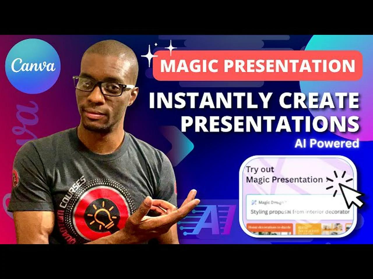 Canva Magic Presentation | Create Presentations With Magic Design AI