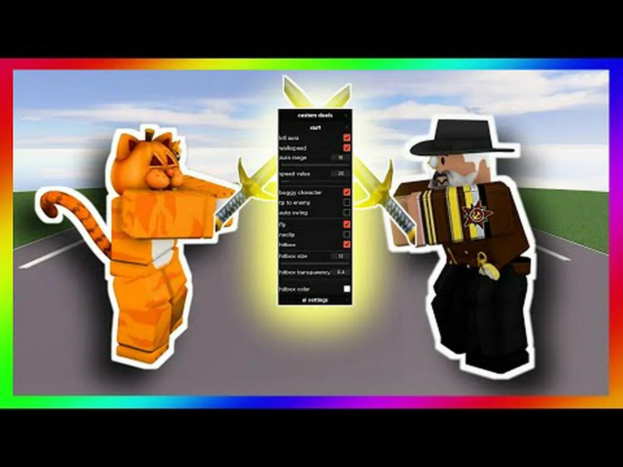 💠 ROBLOX Custom Duels OP Script / GUI | Hitbox Expander & Kill Aura ...