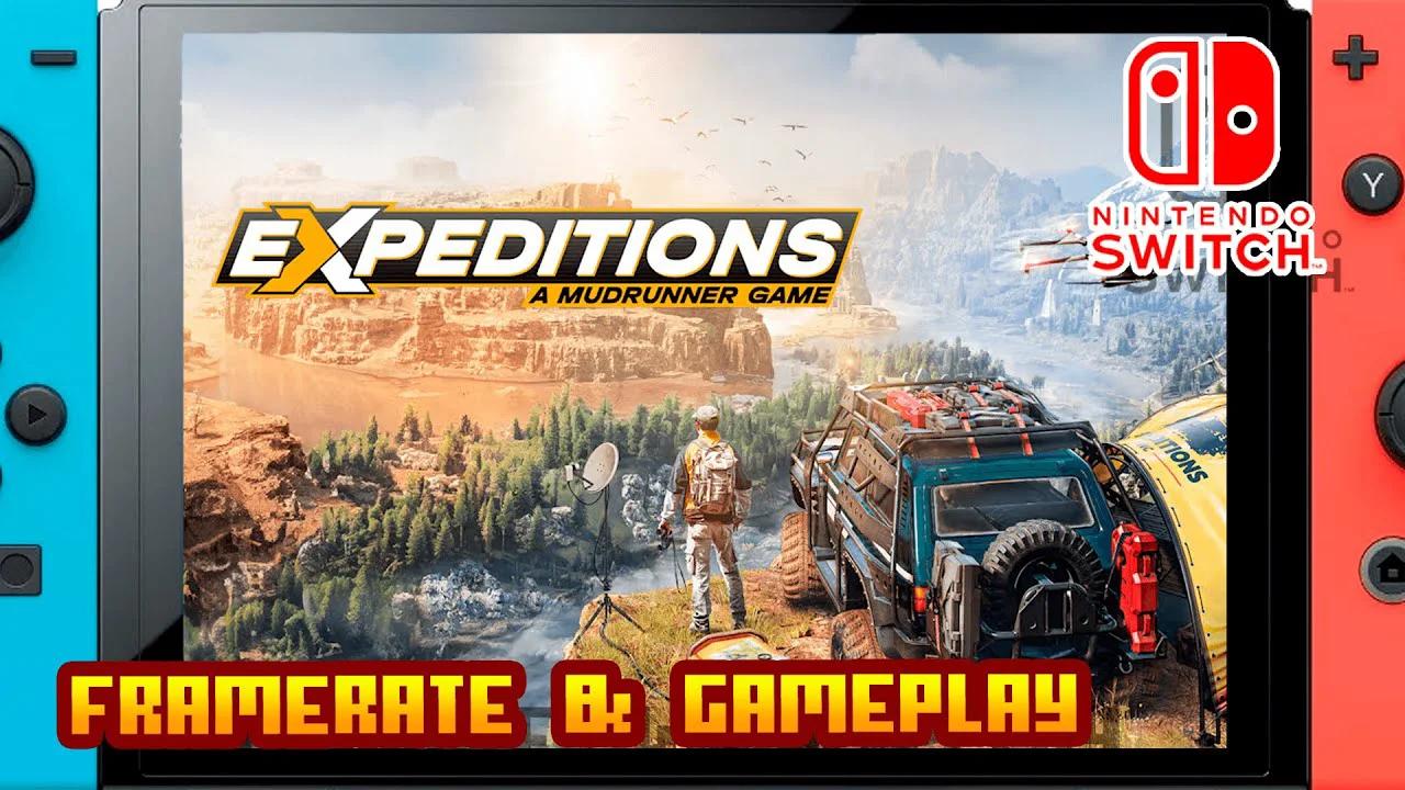 Expeditions: A MudRunner Game - (Nintendo Switch) - Framerate & Gameplay