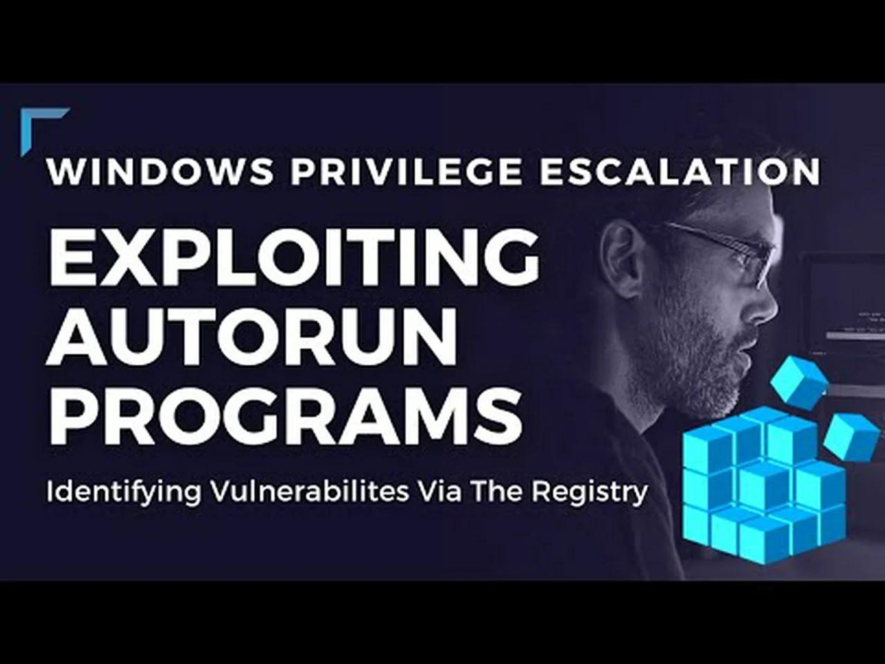Windows Privilege Escalation - Exploiting AutoRun Programs
