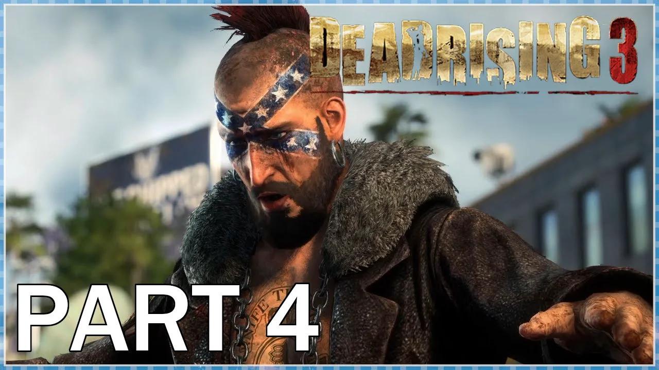 Dead Rising 3 Co-op Campaign Playthrough Part 4 - Attacked By Biker Gang!