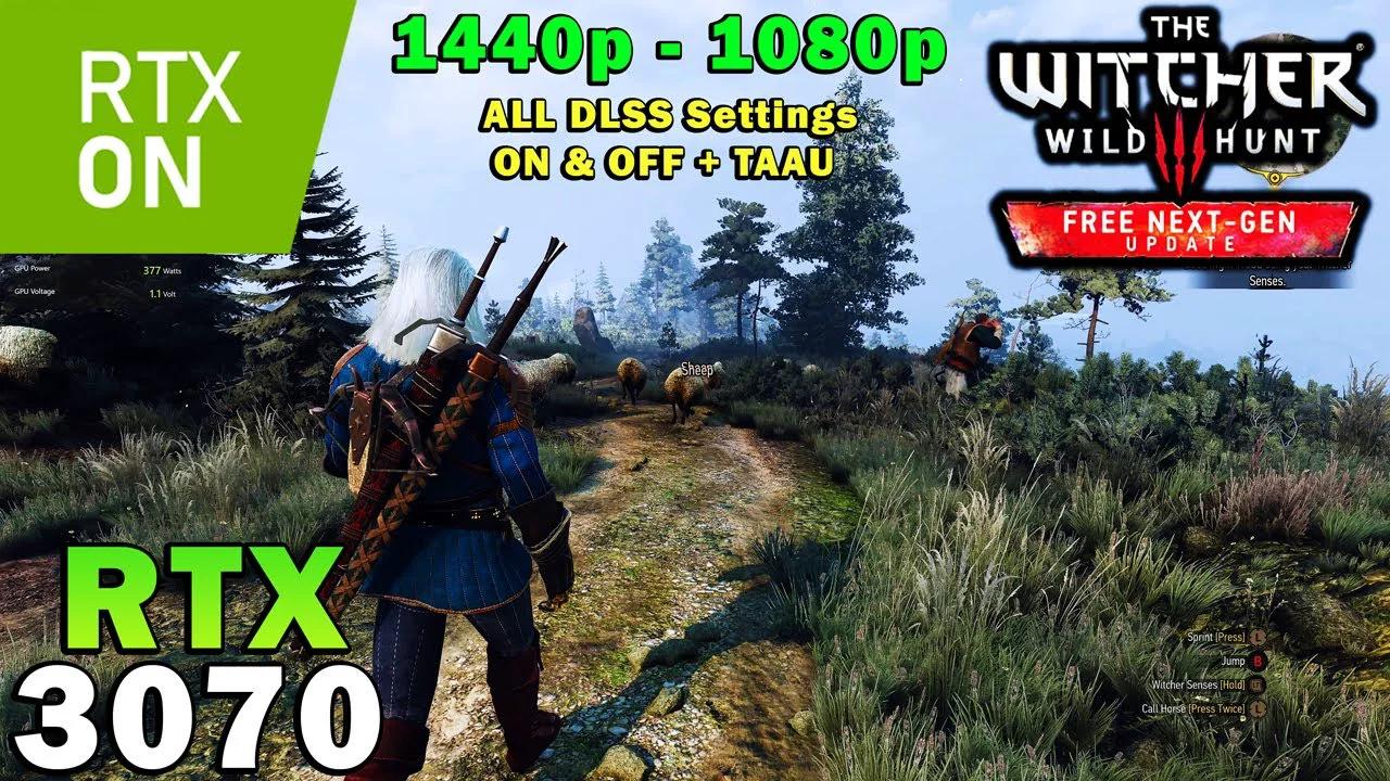 The Witcher 3 Next-Gen Ray Tracing | RTX 3070 | 5800X3D | 1440p - 1080p ...