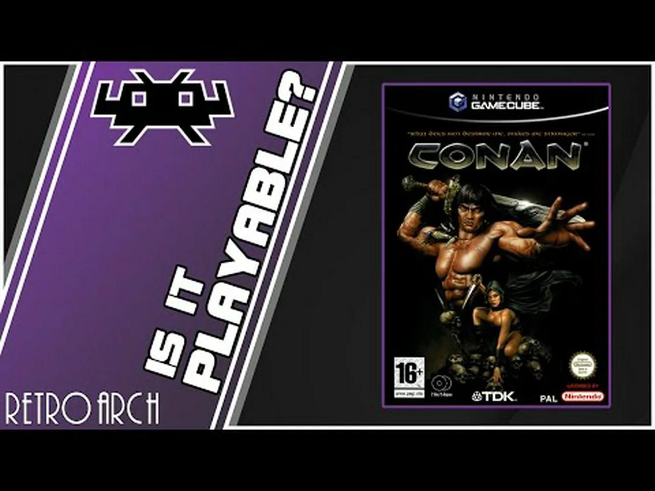 Is Conan Playable? RetroArch Performance [GCN | Dolphin]