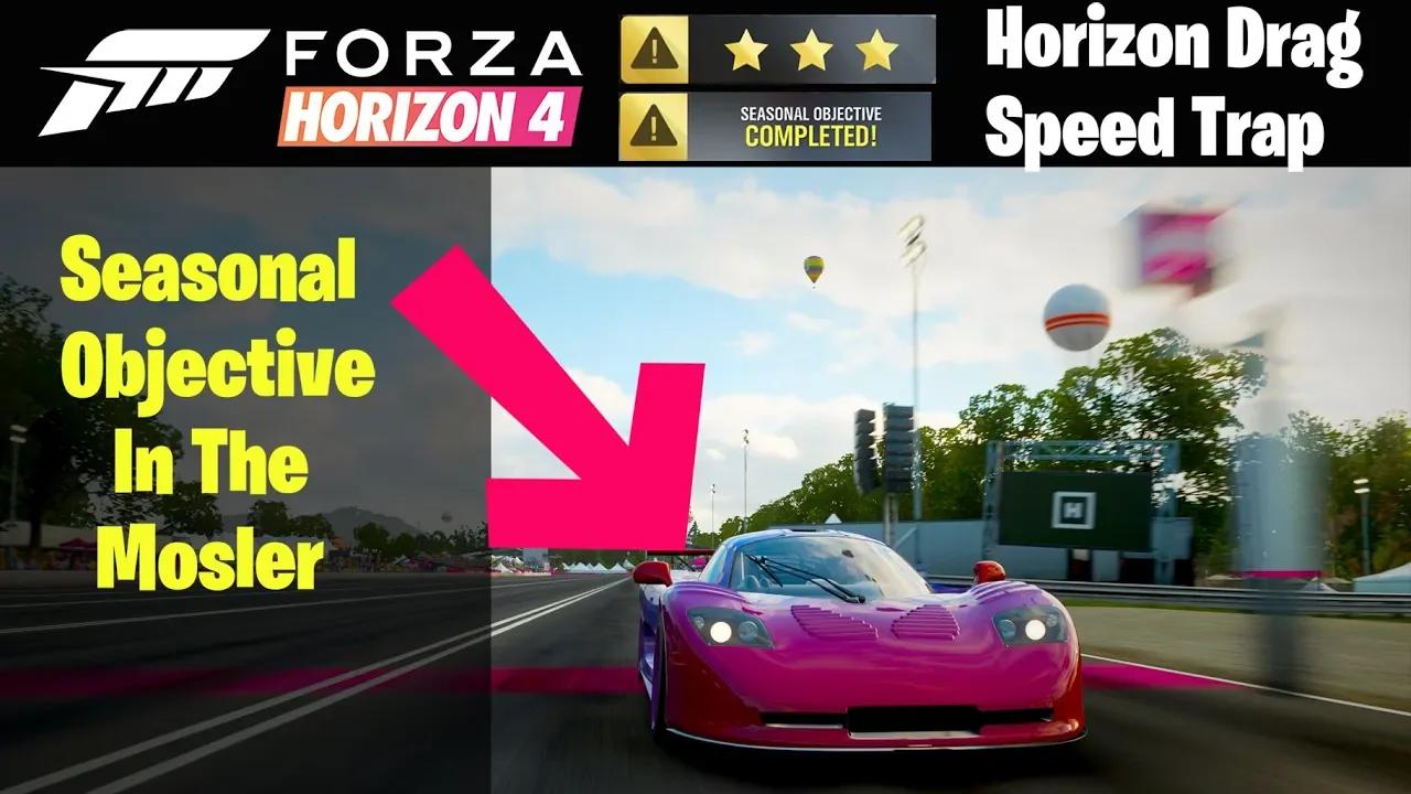 Forza Horizon 4 How to Complete Horizon Drag Strip PR Stunt In the ...