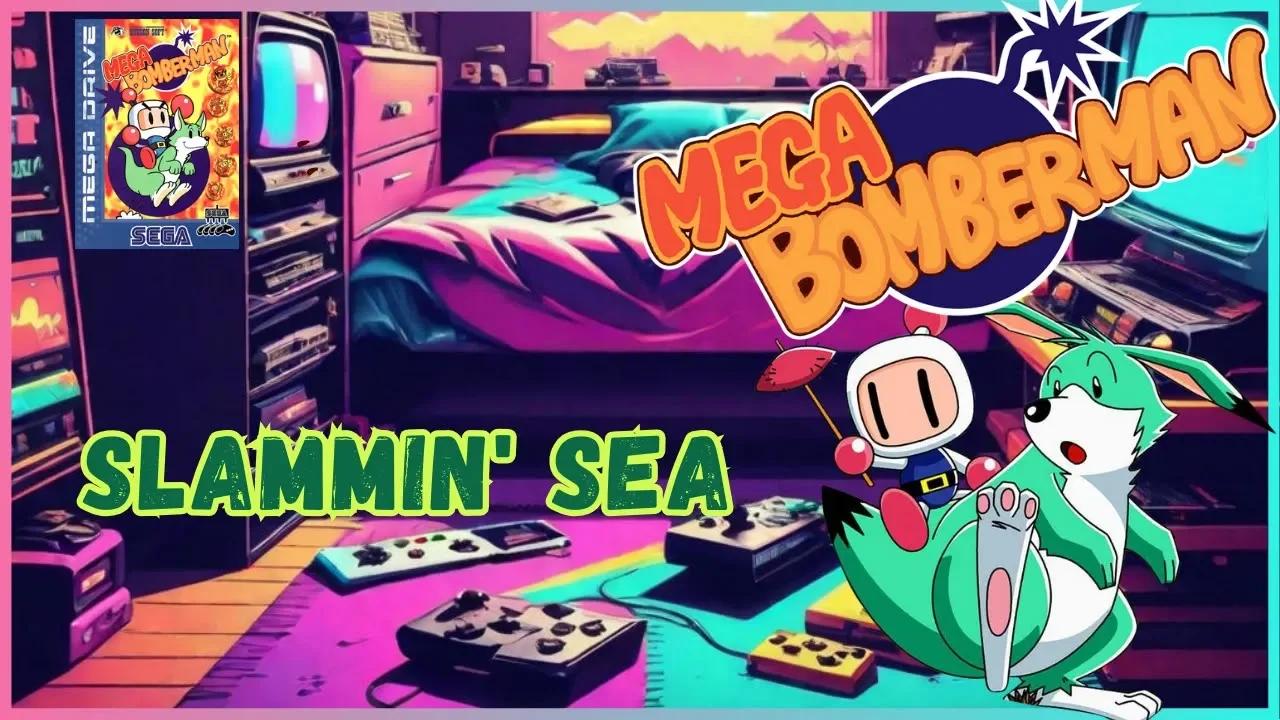 Mega Bomberman: Slammin' Sea Full Stage | Sega Mega Drive